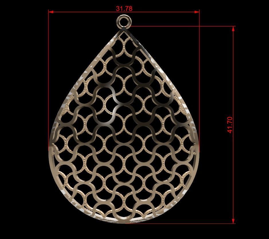 Locket necklace 04 3D model 3D printable | CGTrader