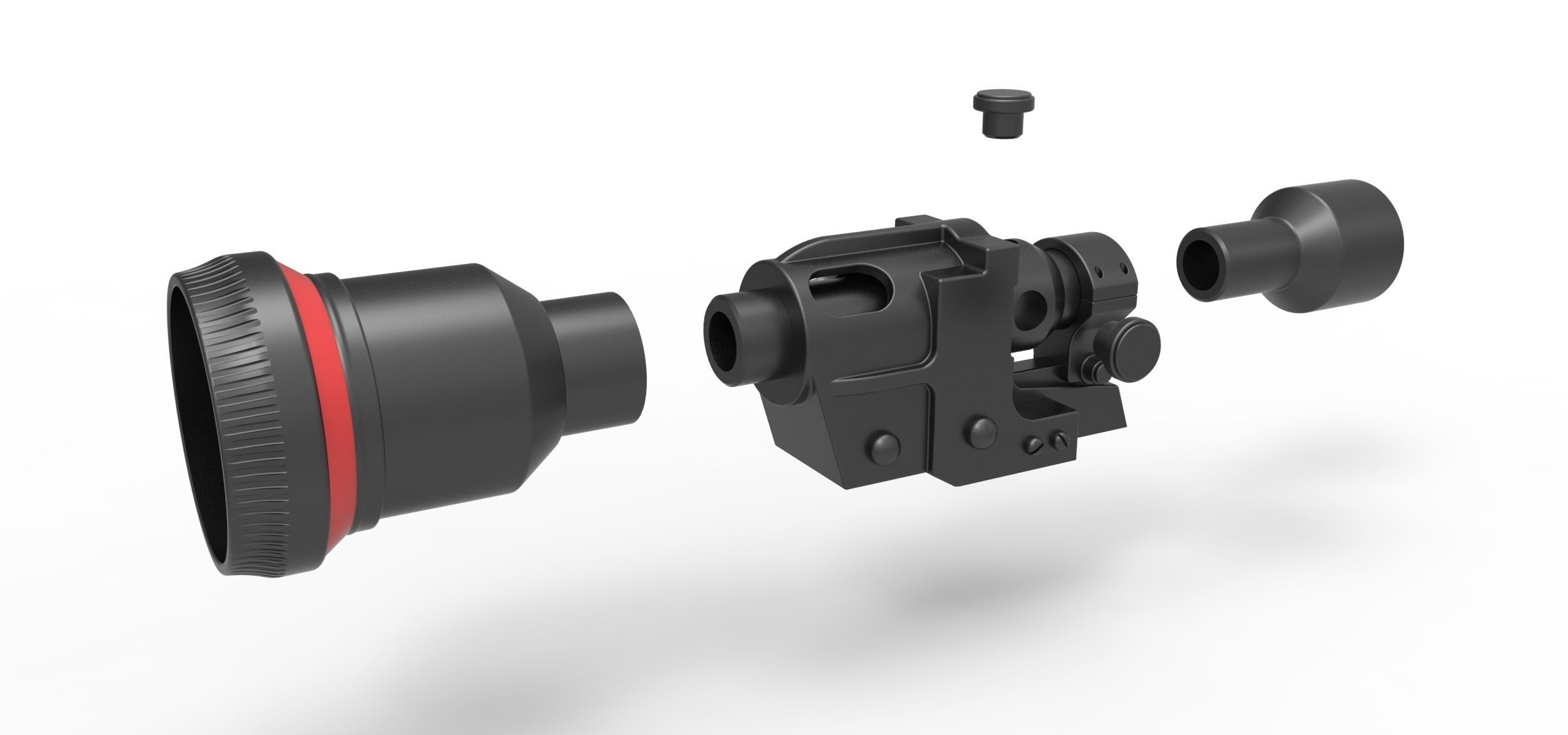 Cosplay Scope from the Heavy Blaster Rifle DLT-19X Star Wars 3D model ...