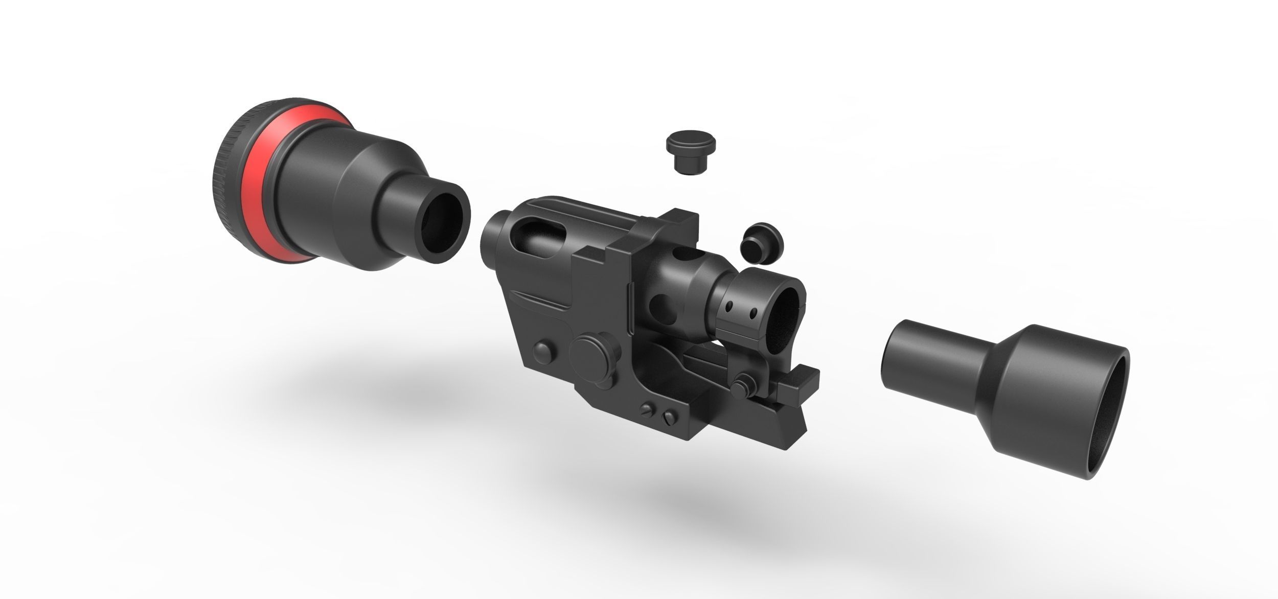 Cosplay Scope from the Heavy Blaster Rifle DLT-19X Star Wars 3D model ...