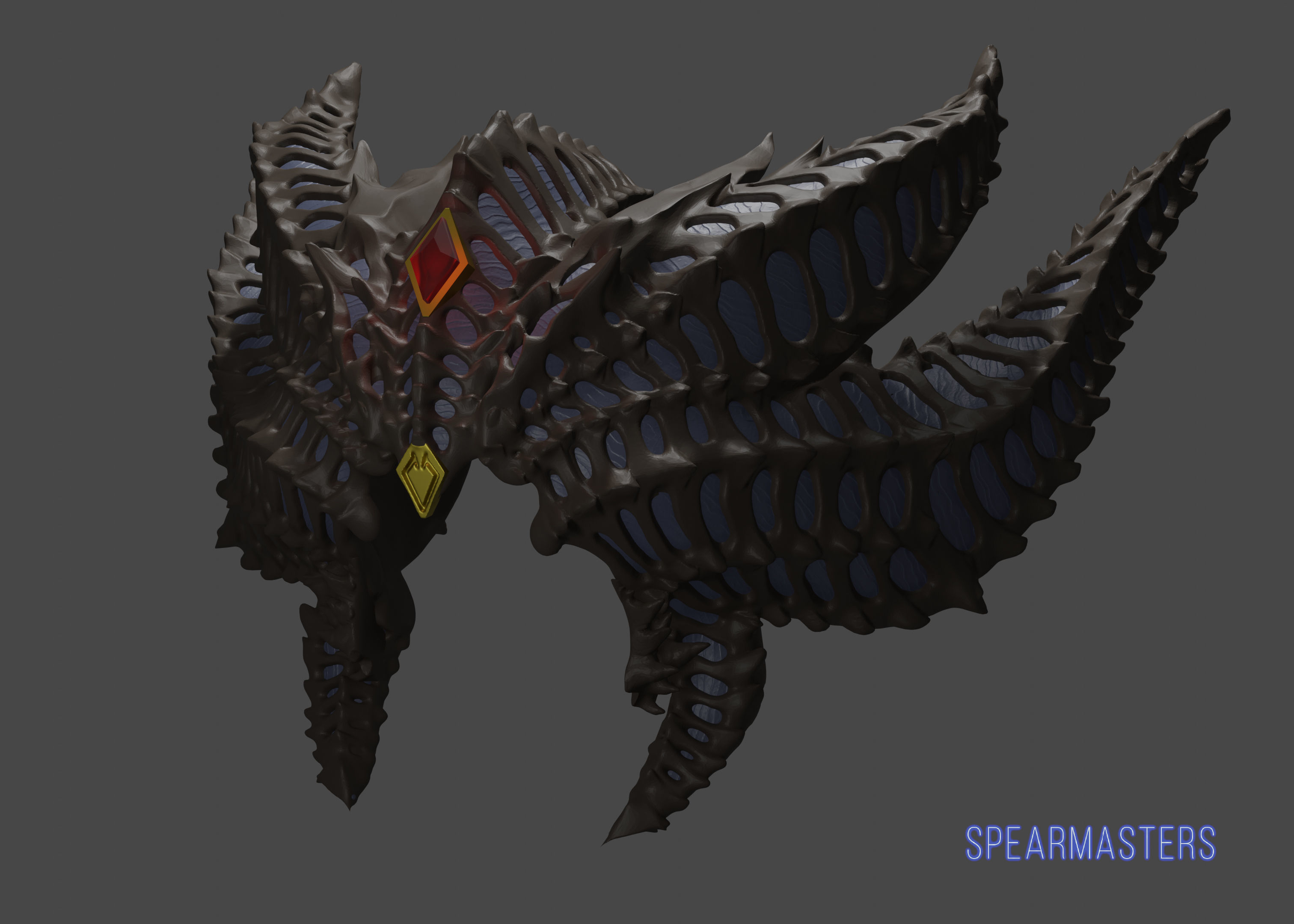 Diablo 4 Lilith Horns Cosplay 3d Model Stl For Printing 3d Model 3d