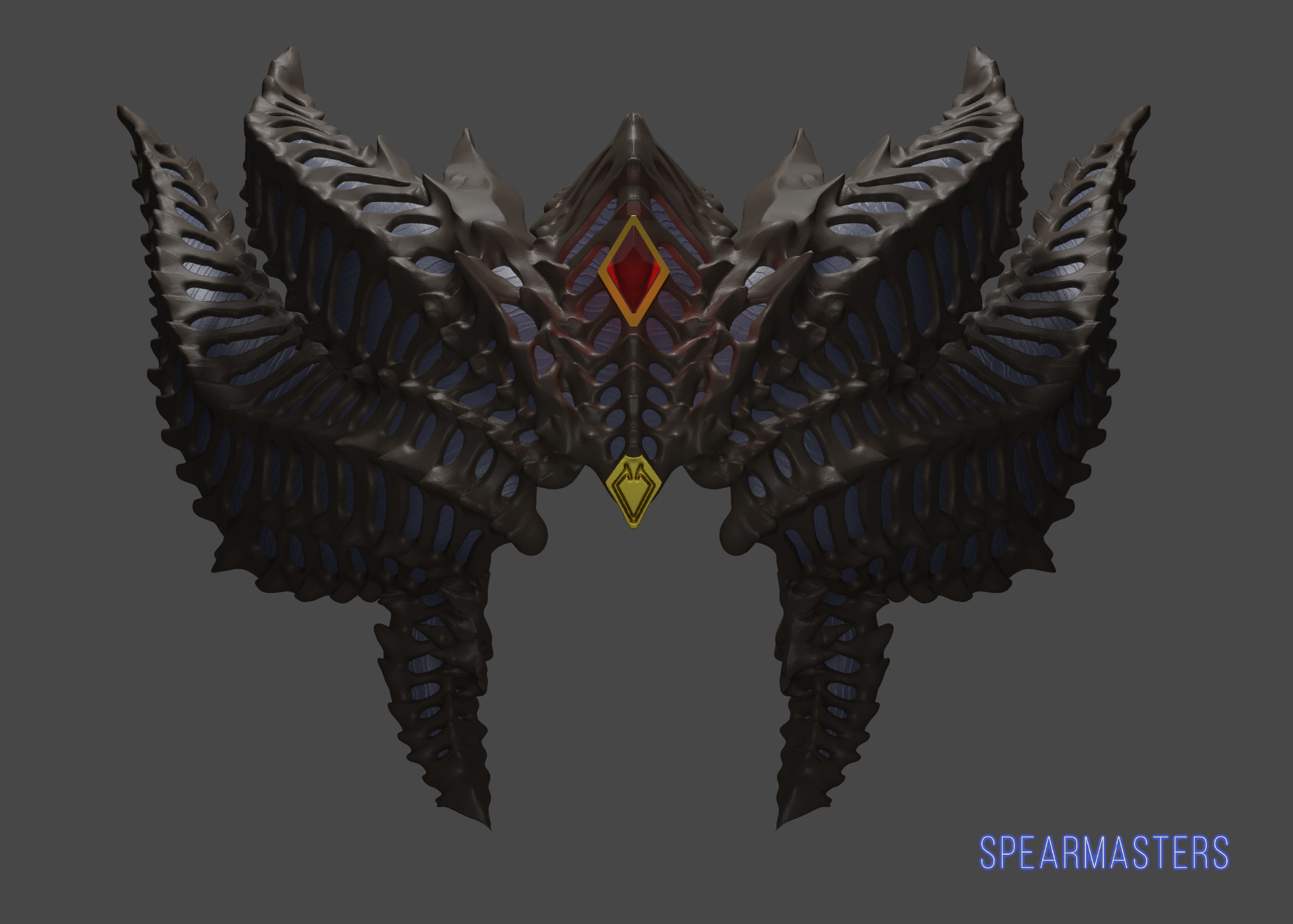 Diablo 4 Lilith Horns Cosplay 3d Model Stl For Printing 3d Model 3d