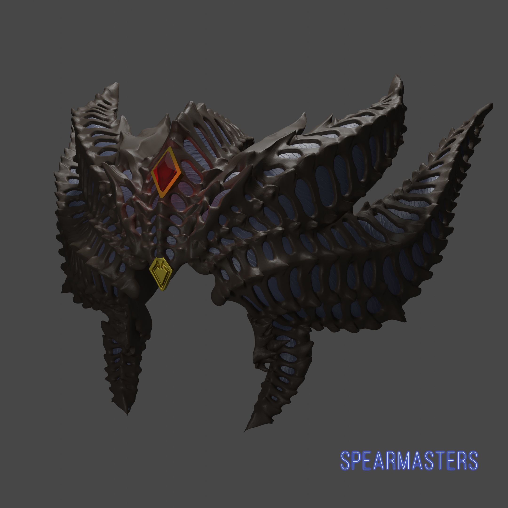 Diablo 4 Lilith Horns Cosplay 3d Model Stl For Printing 3d Model 3d