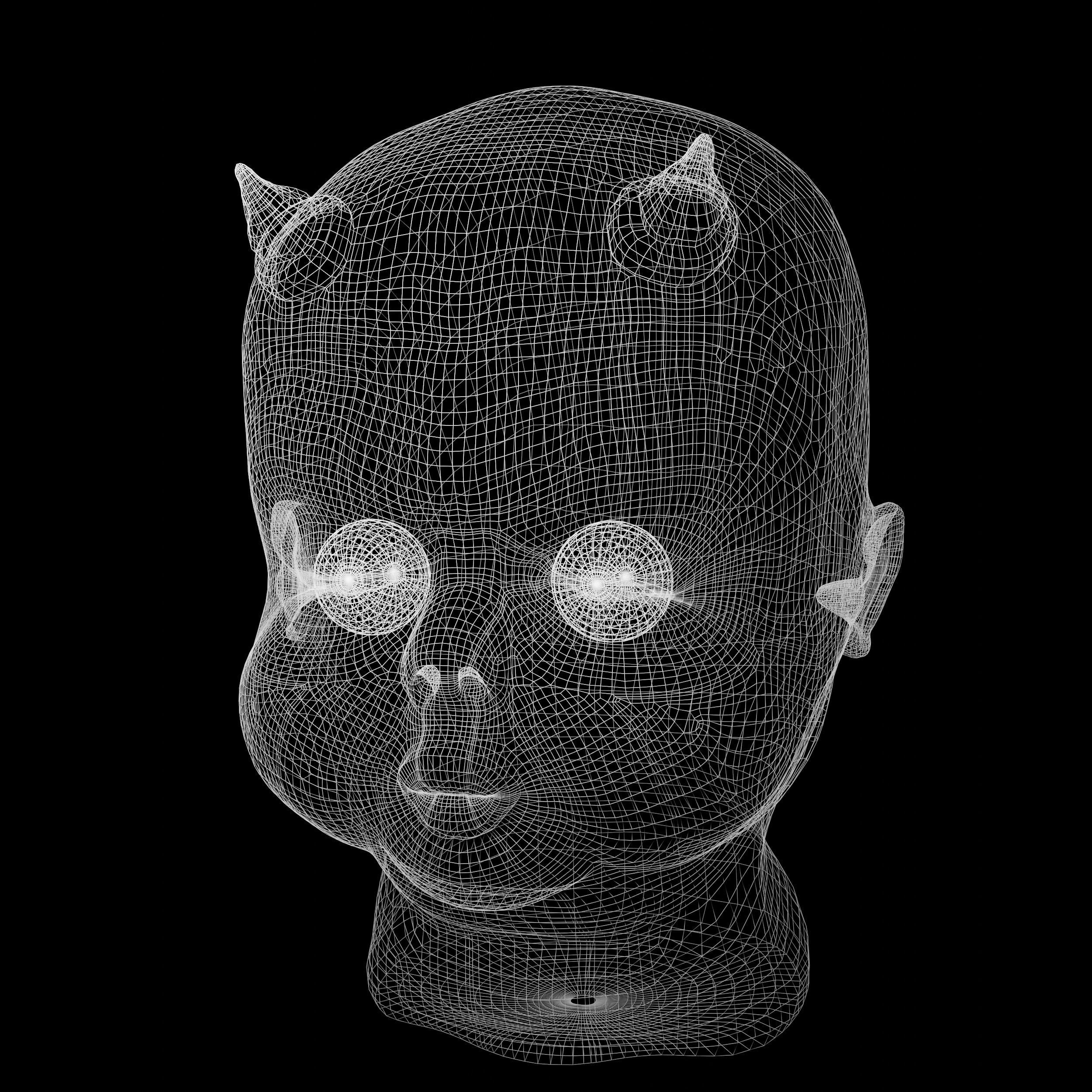Devil Baby Head 3D model | CGTrader