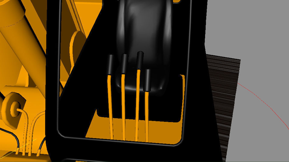 Full Rigged Excavator 3D model animated rigged | CGTrader