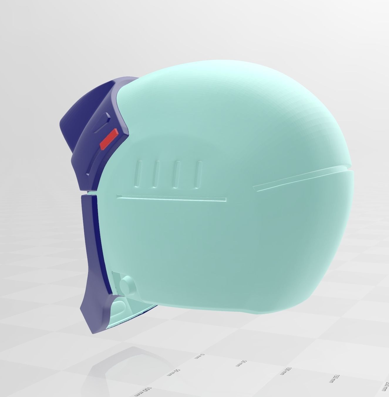 Zeta Gundam Pilot helmet Cosplay 3D model 3D printable | CGTrader
