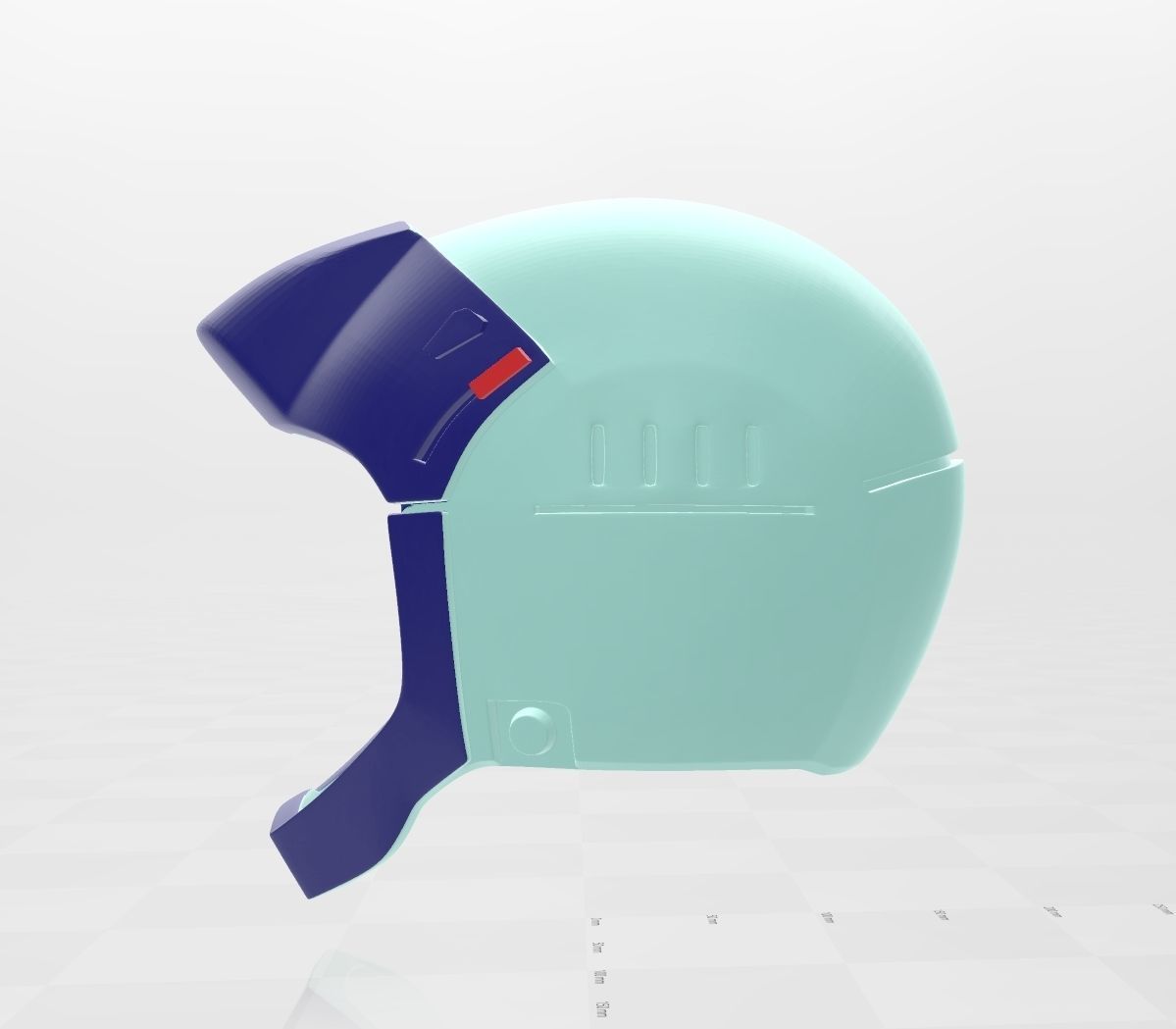 Zeta Gundam Pilot helmet Cosplay 3D model 3D printable | CGTrader