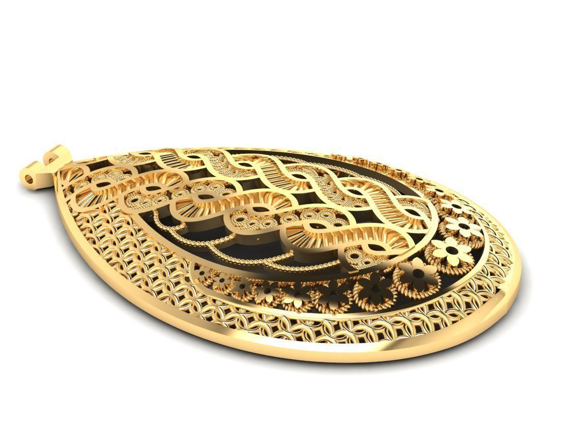 Locket necklace 32 3D model 3D printable | CGTrader