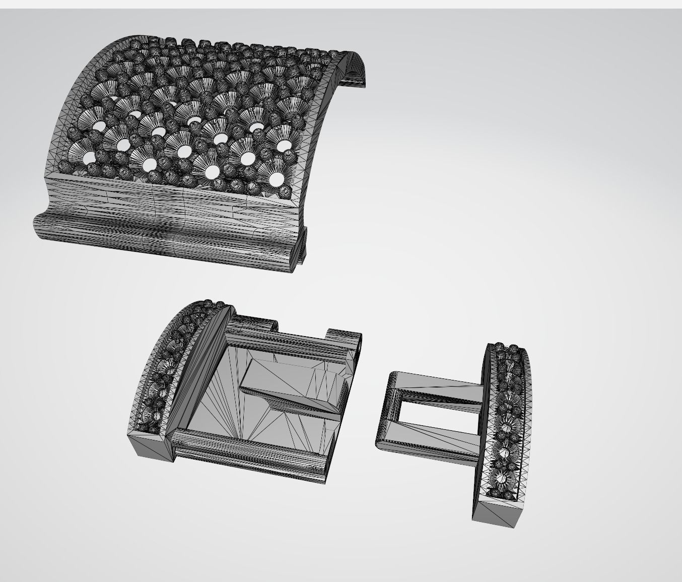 Chain lock 3D model 3D printable | CGTrader