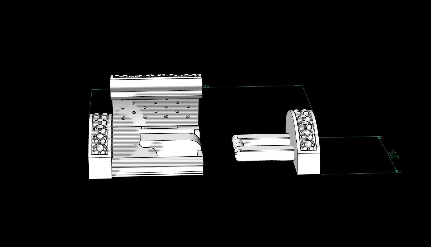Chain lock 3D model 3D printable | CGTrader
