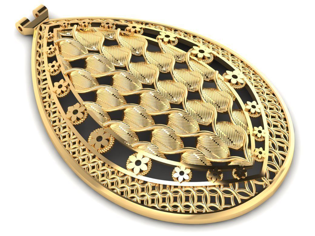 Locket necklace 34 3D model 3D printable | CGTrader