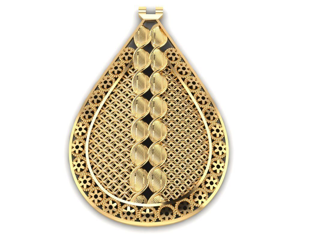 Locket necklace 35 3D model 3D printable | CGTrader