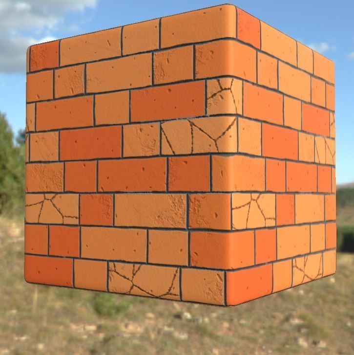 Brick texture 3D model | CGTrader