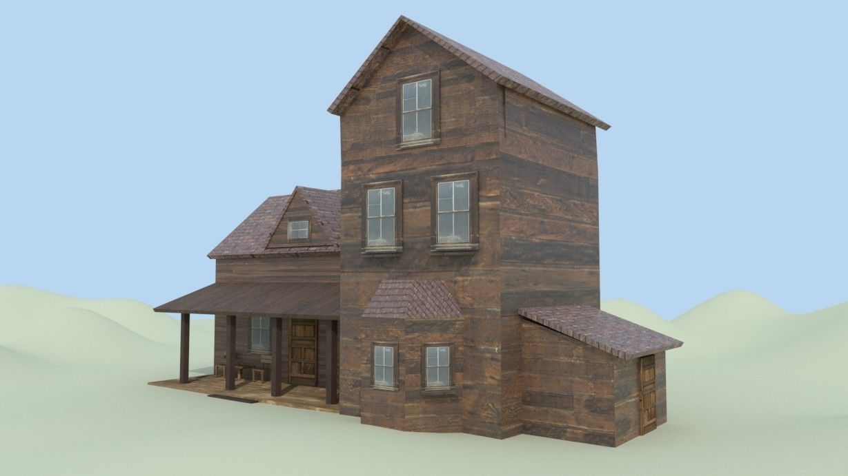 Medieval Simple House free VR / AR / low-poly 3D model | CGTrader