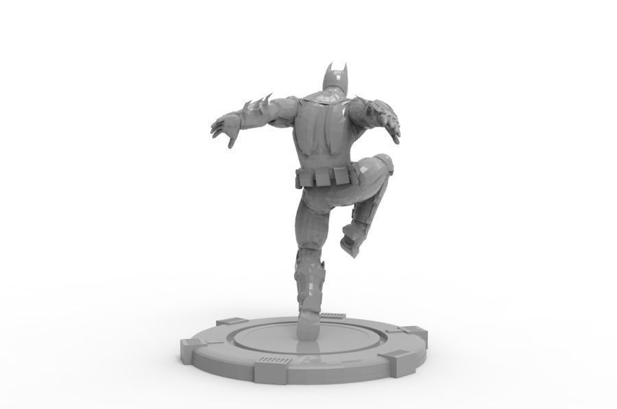 Batman - Dynamic Pose 3D model 3D printable | CGTrader