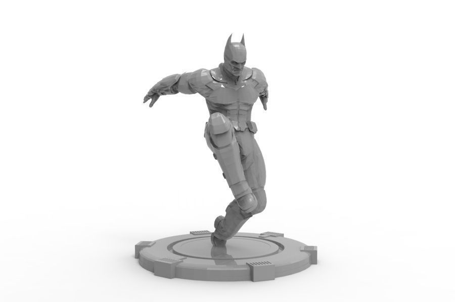 Batman - Dynamic Pose 3D model 3D printable | CGTrader
