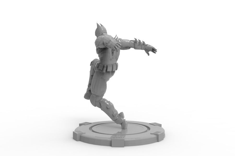 Batman - Dynamic Pose 3D model 3D printable | CGTrader