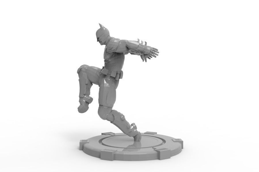 Batman - Dynamic Pose 3D model 3D printable | CGTrader