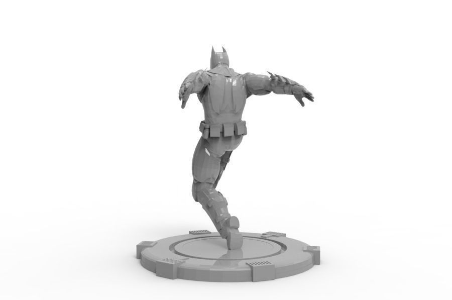 Batman - Dynamic Pose 3D model 3D printable | CGTrader