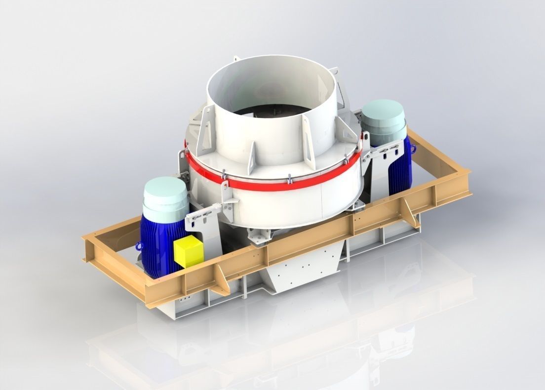 BARMAC Vertical shaft impact VSI crushers 3D model | CGTrader