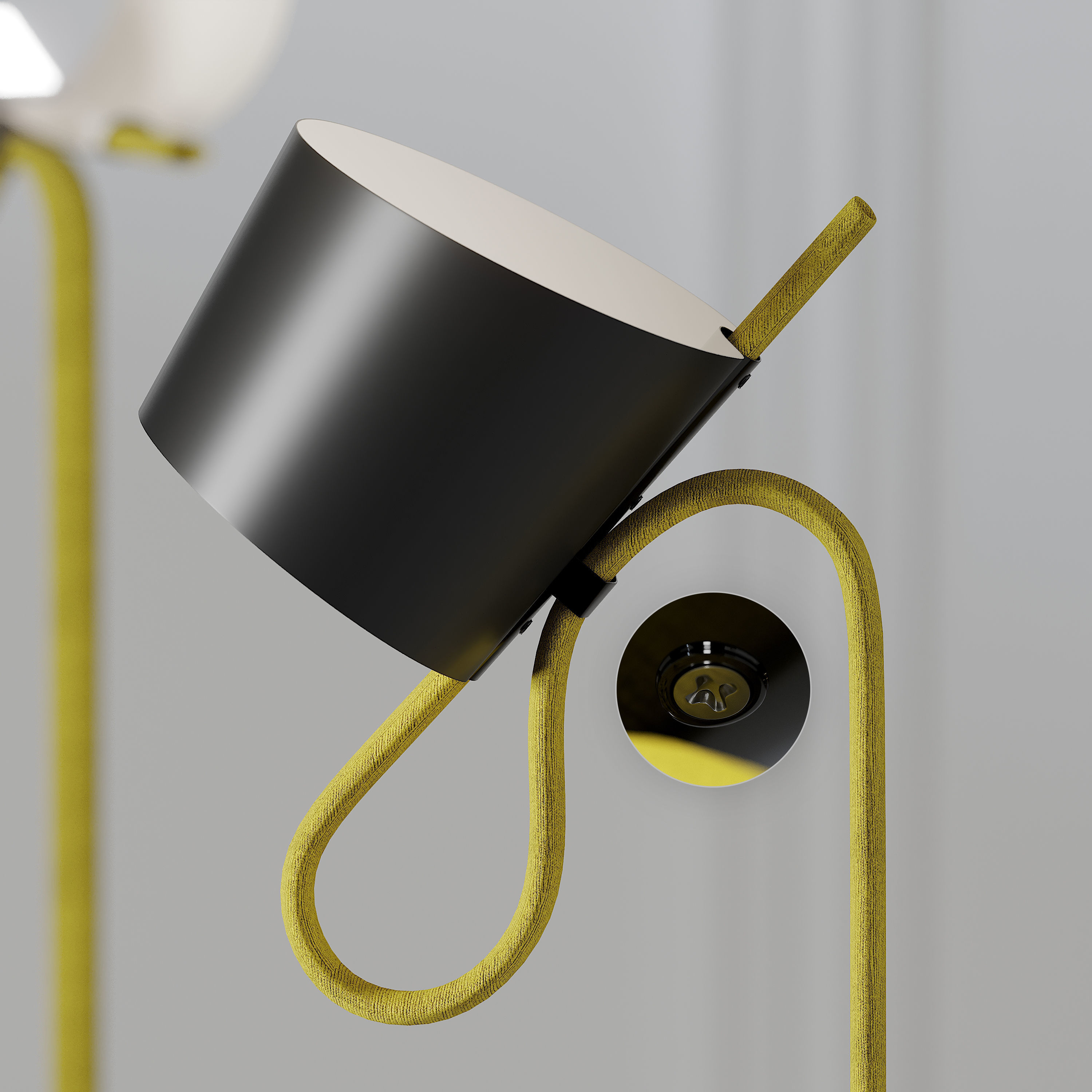 ROPE TRICK LAMP Designed by Stefan Diez 5 Colors 3D model | CGTrader