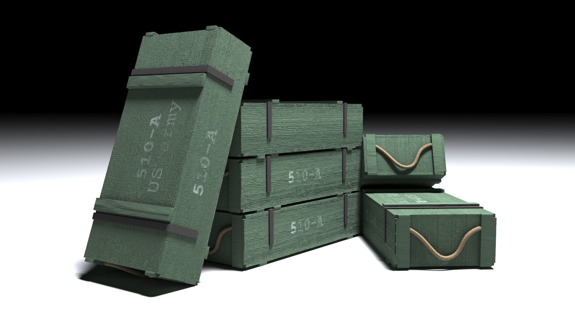 3D model Military Crate VR / AR / low-poly | CGTrader
