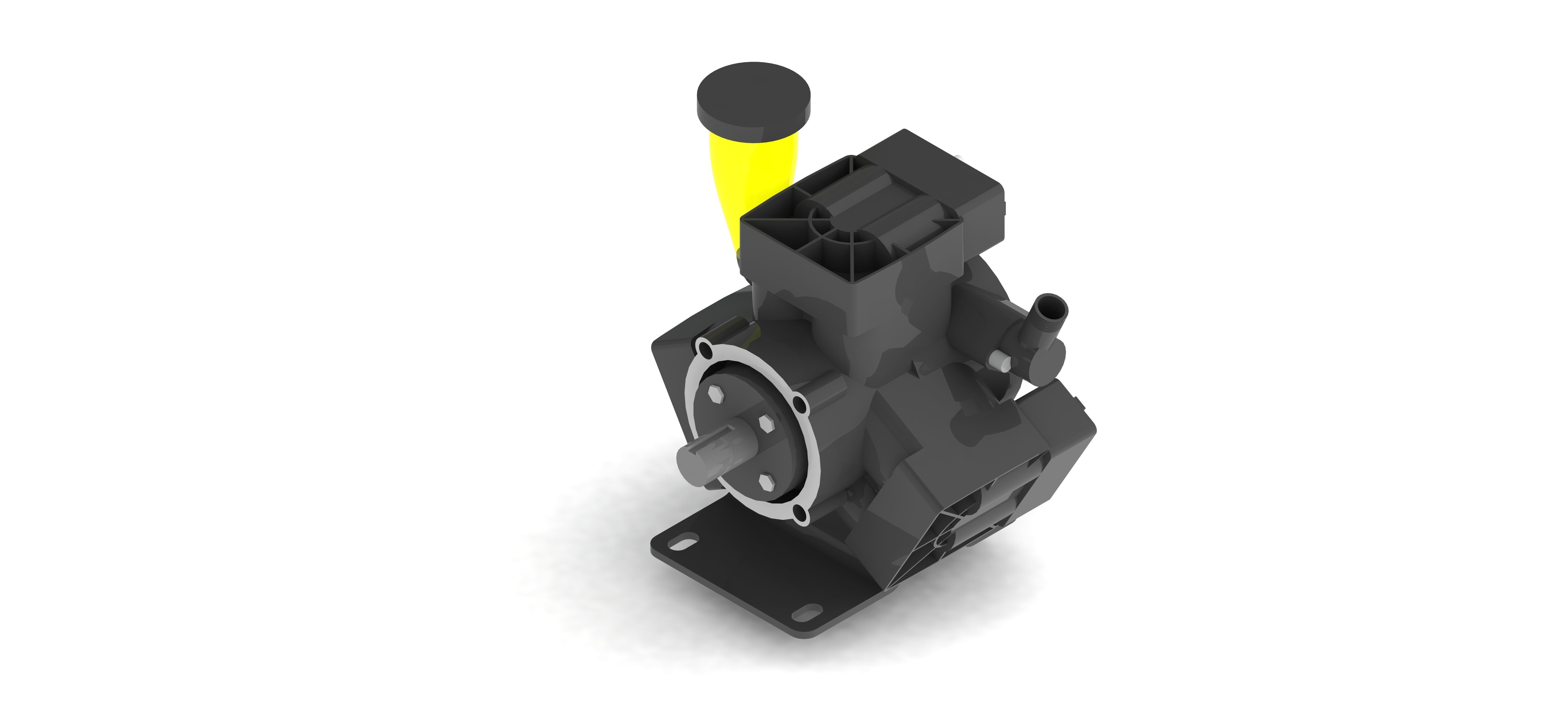 Membrane pump Comet APS-41 3D model | CGTrader