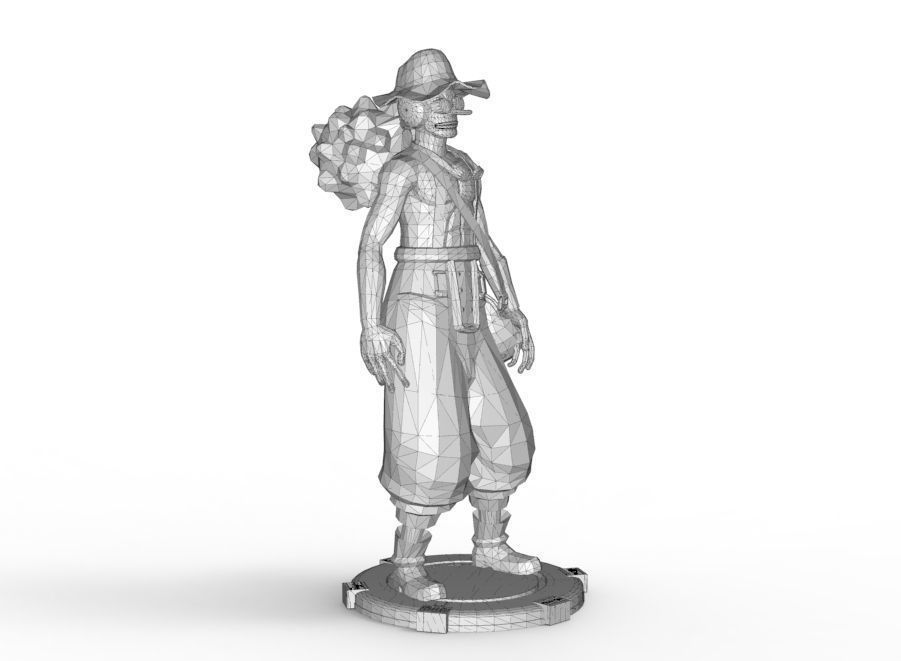 Usopp - Idle Pose 3D model 3D printable | CGTrader