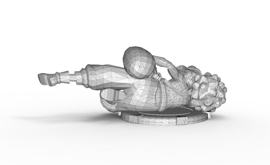 Usopp - Laying Pose 3D model 3D printable | CGTrader