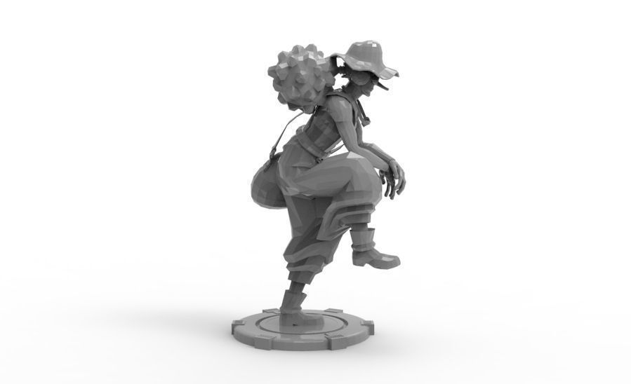 Usopp - Standing Pose 3D model 3D printable | CGTrader