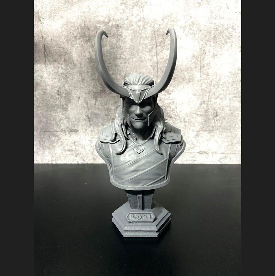 Tom Hiddleston - LOKI Bust 2 Head - Marvel - Avenger 3D model 3D ...