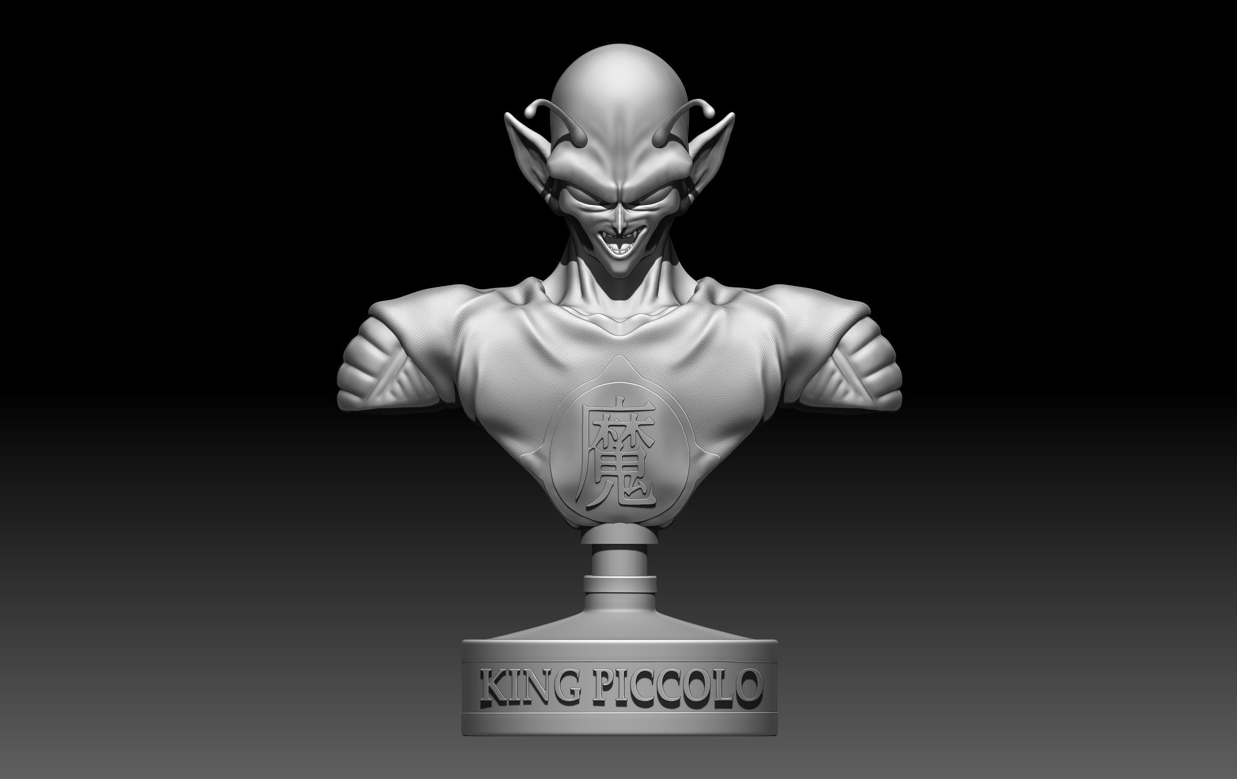 king piccolo 3D model 3D printable | CGTrader