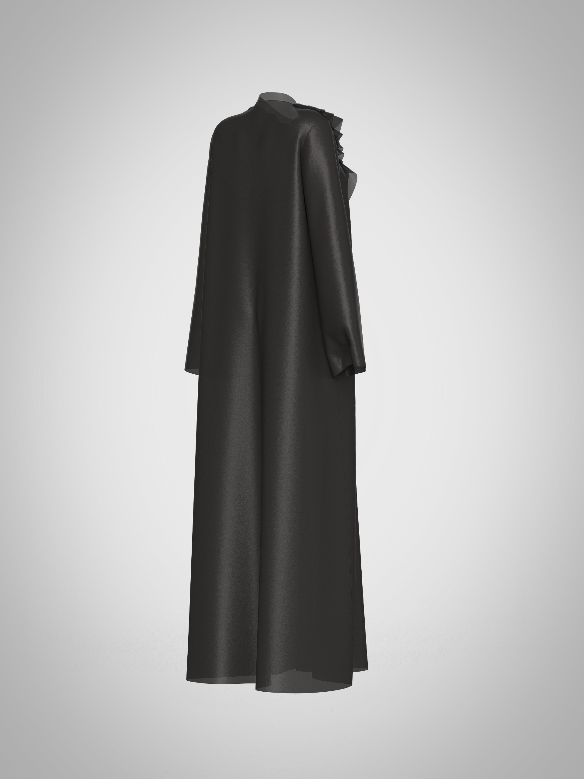 Abaya Middle Eastern Traditional Clothing Arabic Costume Clo3d 3D model ...