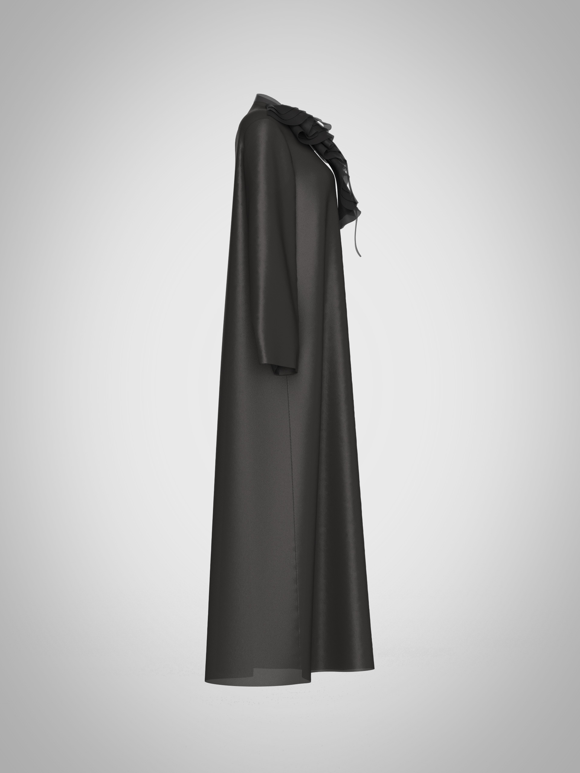 Abaya Middle Eastern Traditional Clothing Arabic Costume Clo3d 3D model ...