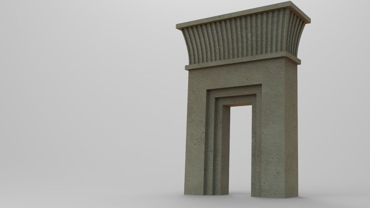 persepolis gate 3d model 3D model | CGTrader