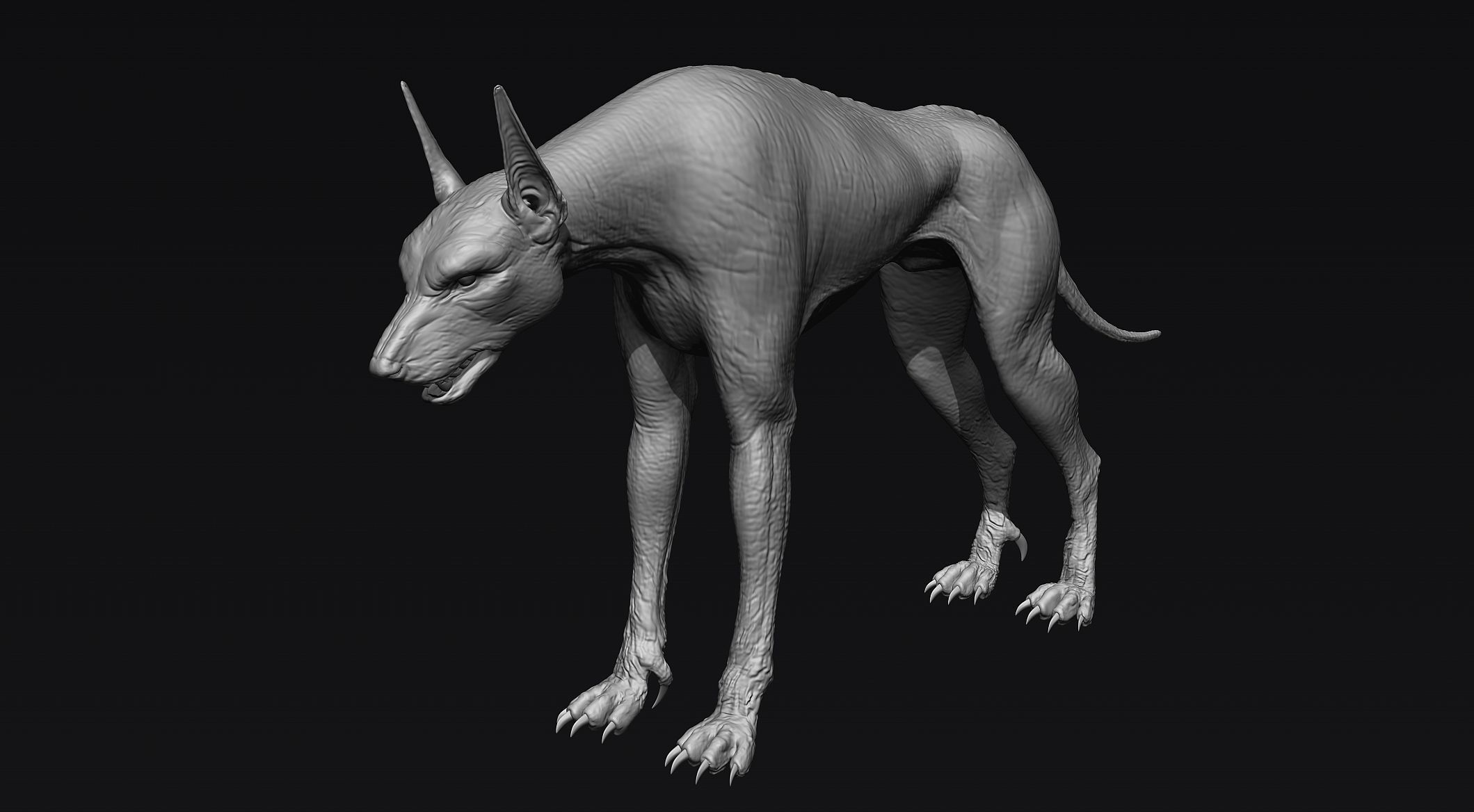 Hellhound Zbrush 3D model | CGTrader
