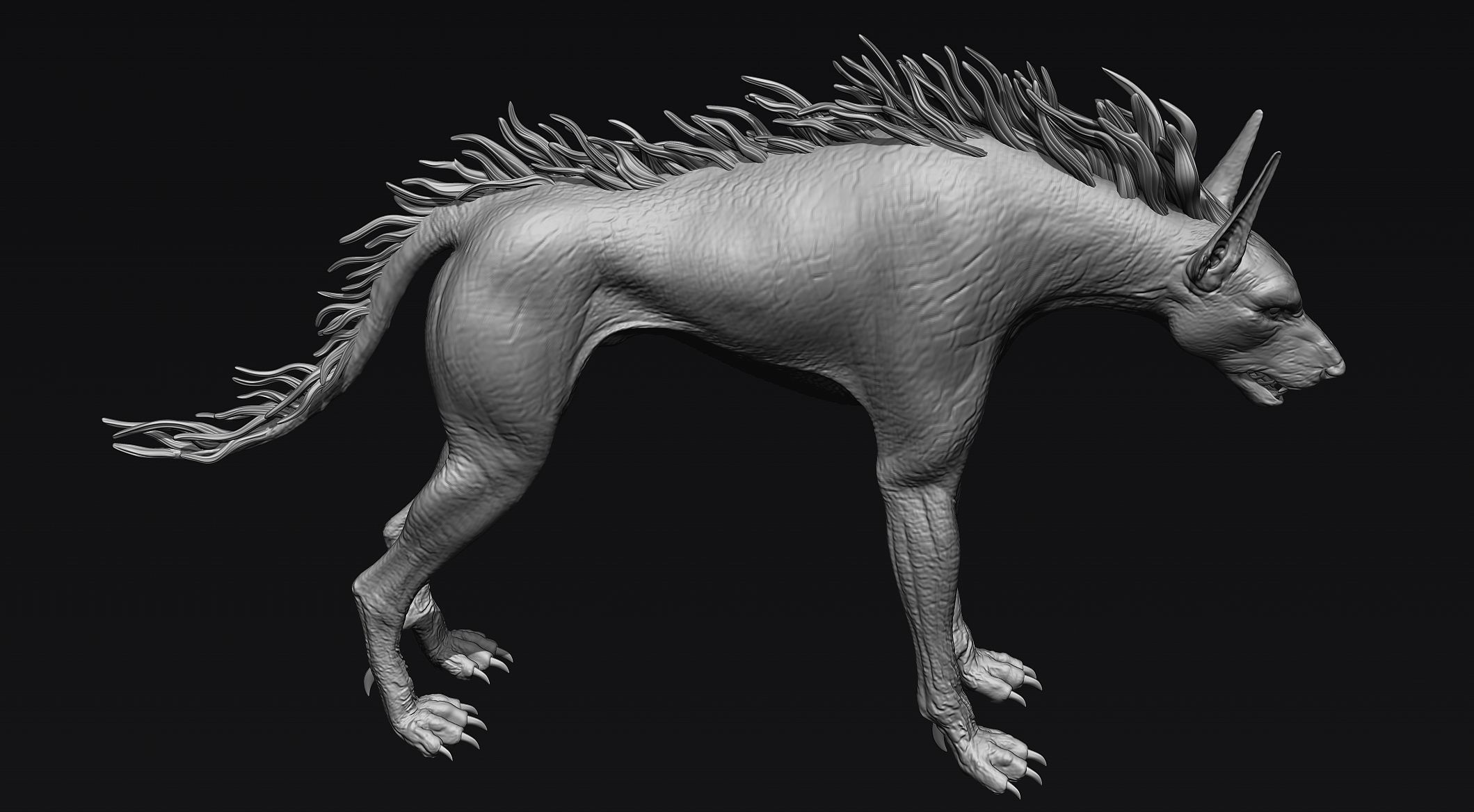 Hellhound Zbrush 3D model | CGTrader