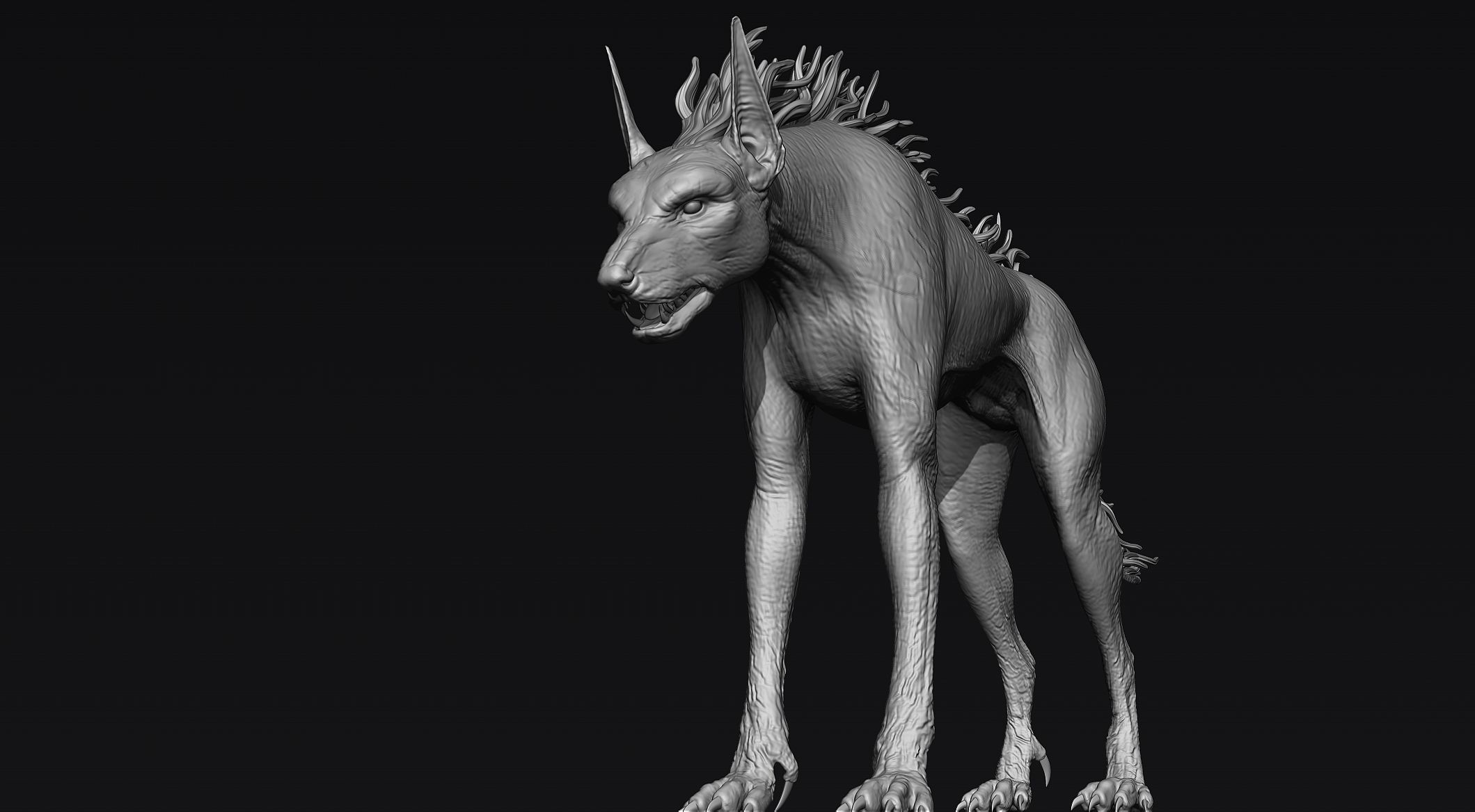 Hellhound Zbrush 3D model | CGTrader
