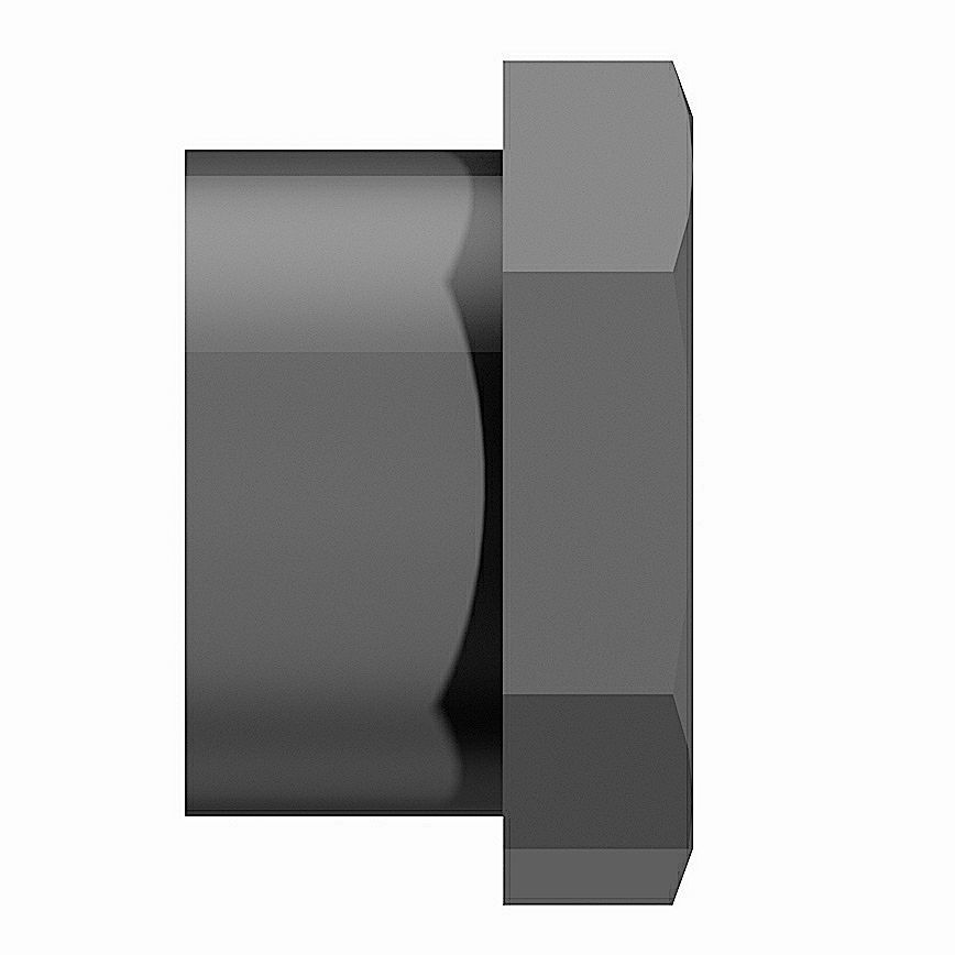 PVC End Caps - BSP Female free 3D model | CGTrader