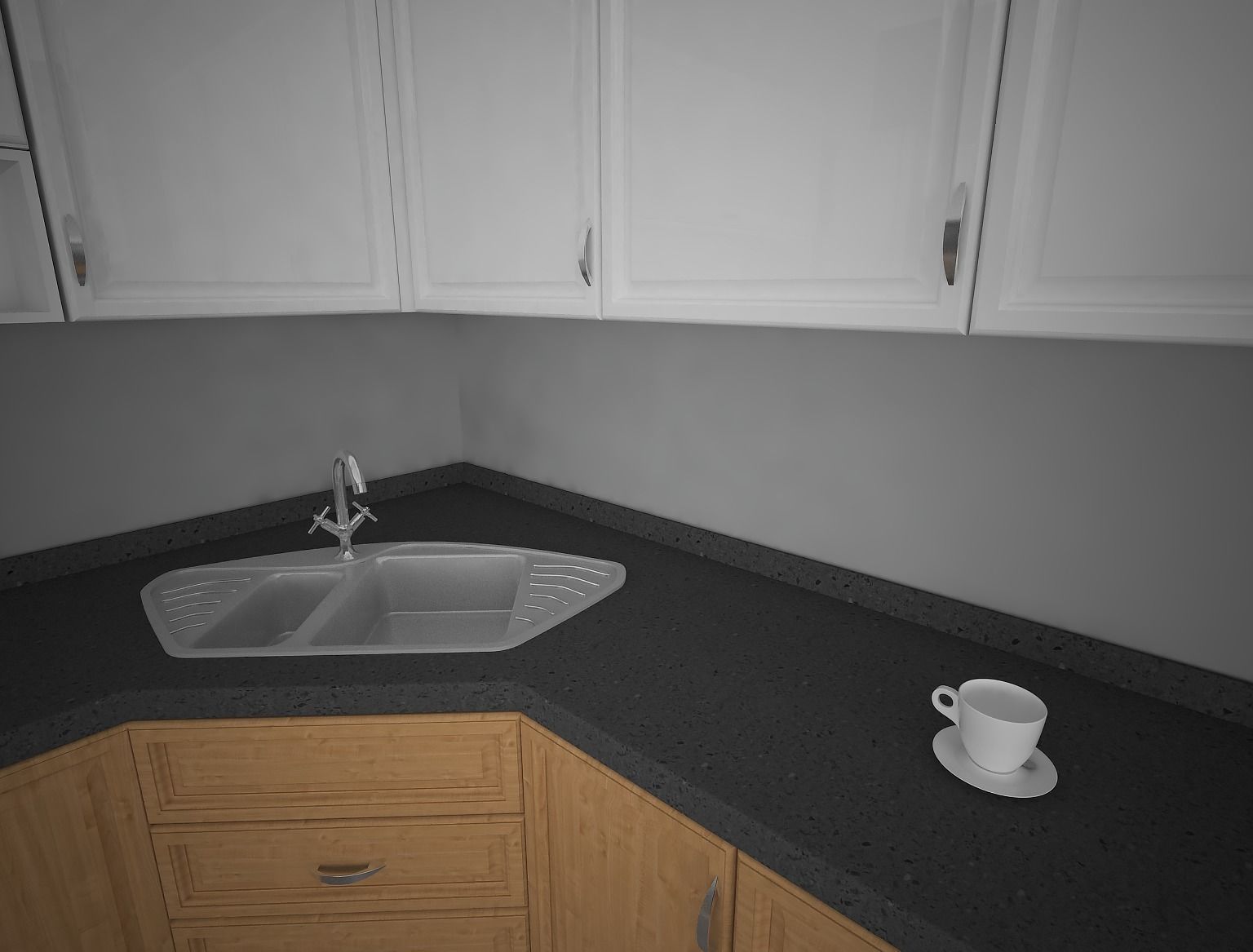 Semi classic Kitchen Set 3D model free 3D model | CGTrader