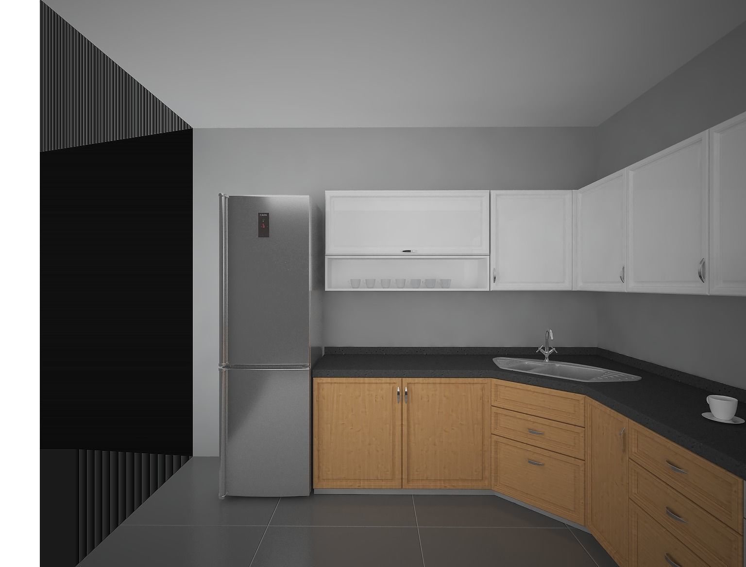 Semi classic Kitchen Set 3D model free 3D model | CGTrader
