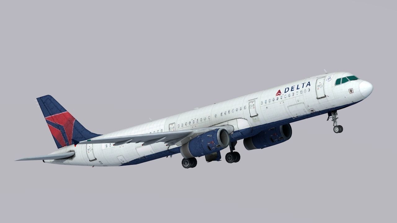 3D model Airbus A321-200 Delta Air Lines | CGTrader
