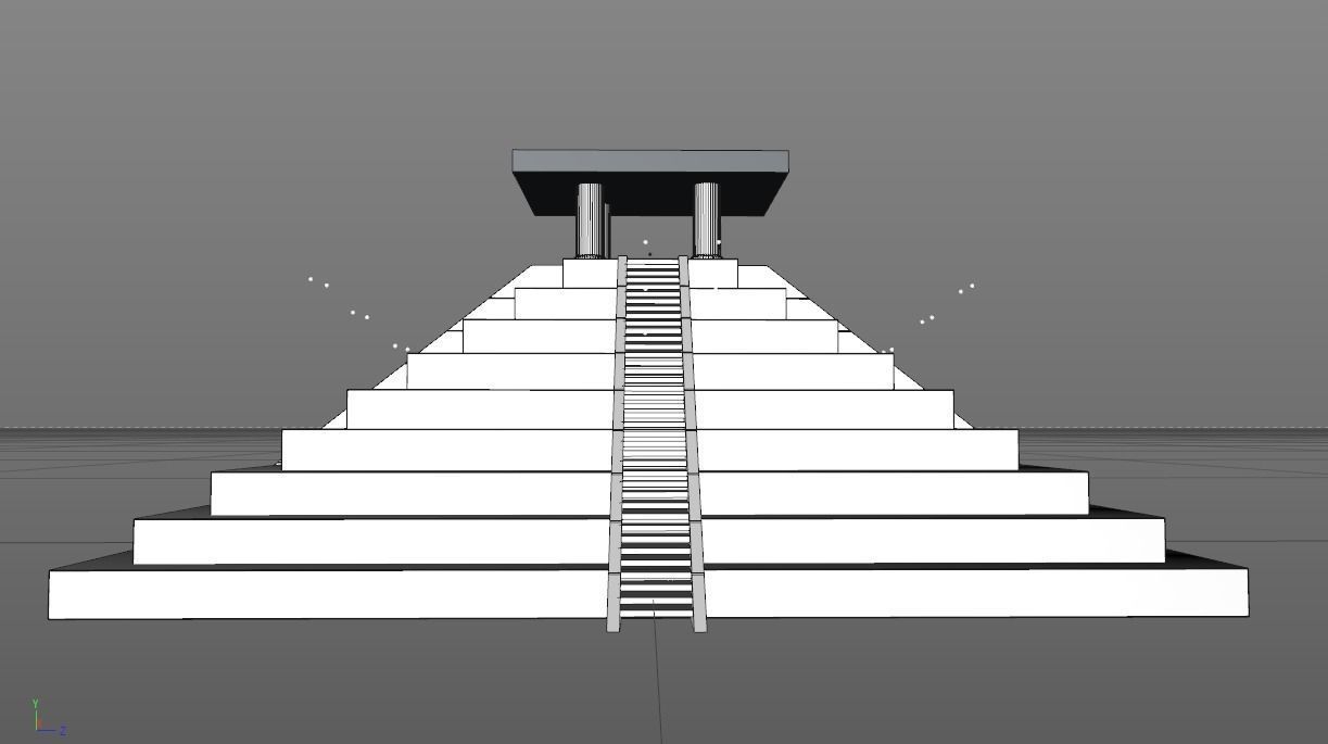 3D model Mayan Temple VR / AR / low-poly | CGTrader