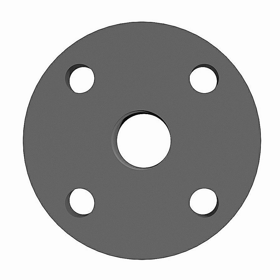 PVC Fixed Flanges - BSP Female Connection free 3D model | CGTrader