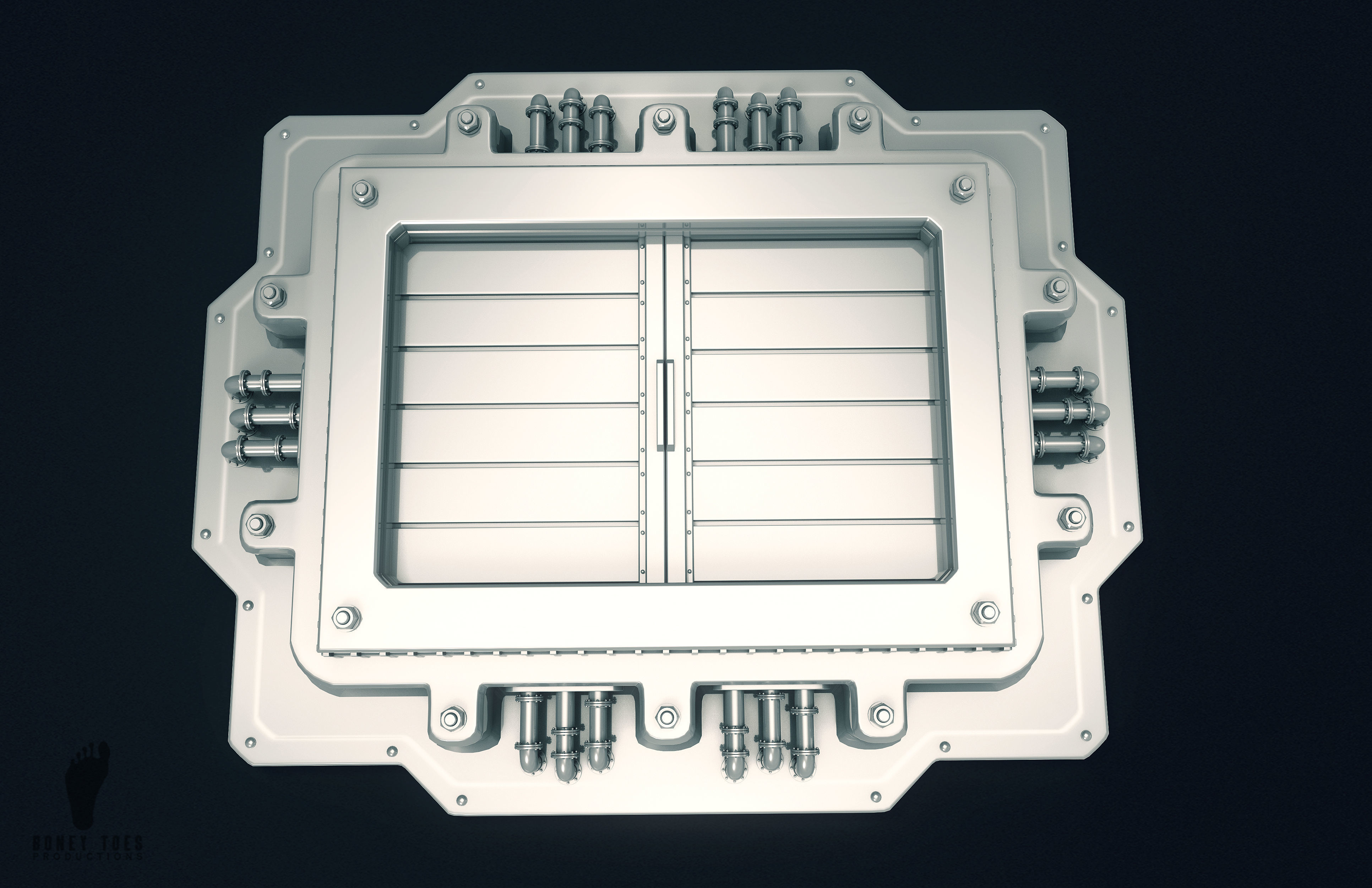 3D SciFi Garbage Chute 3D model | CGTrader