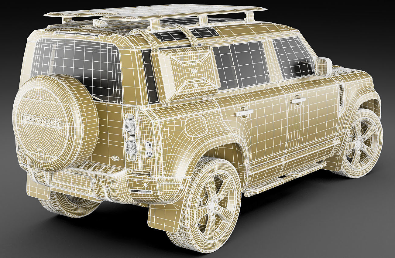 Land Rover Defender 110 2020 3D model | CGTrader