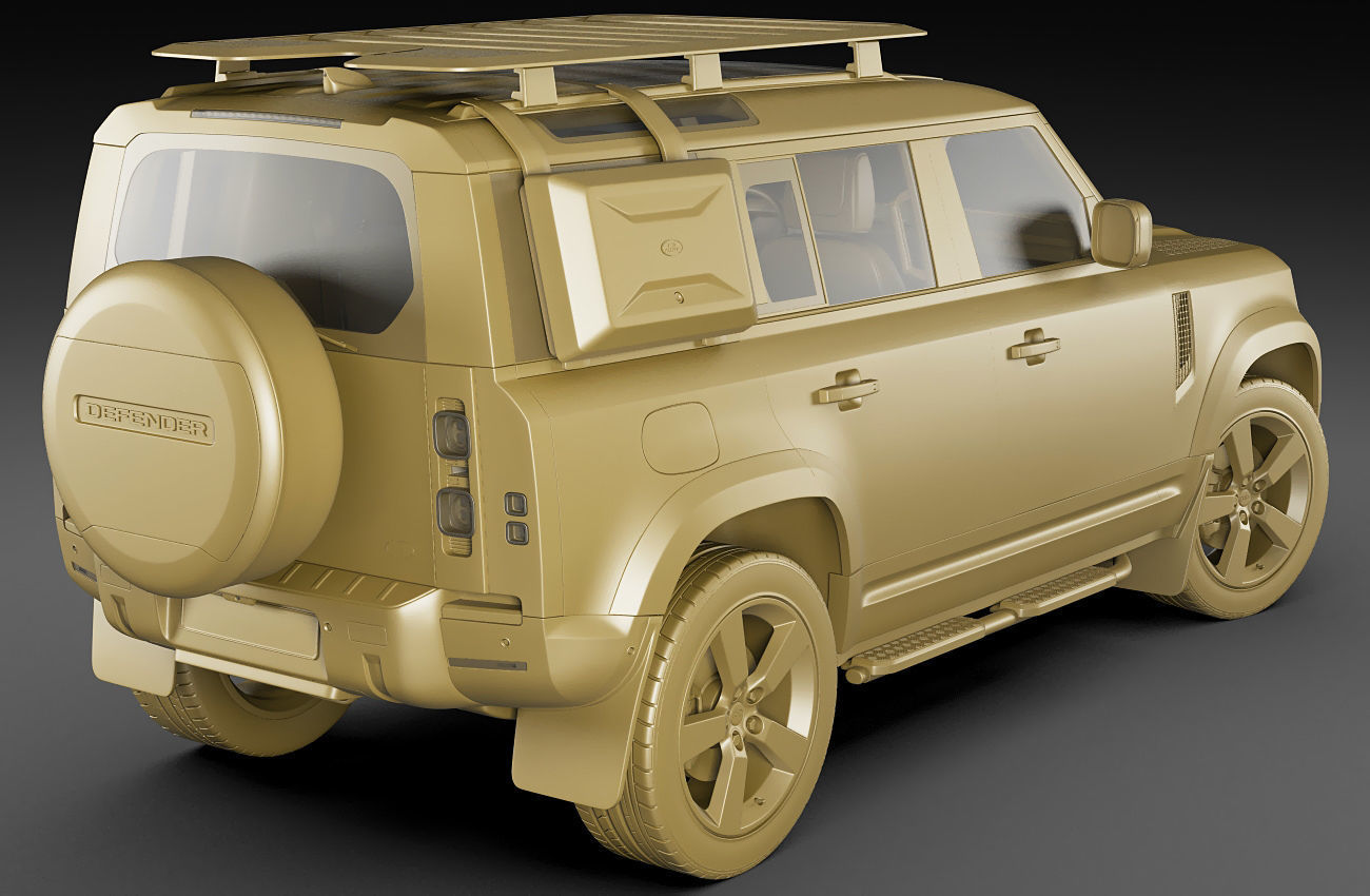 Land Rover Defender 110 2020 3D model | CGTrader