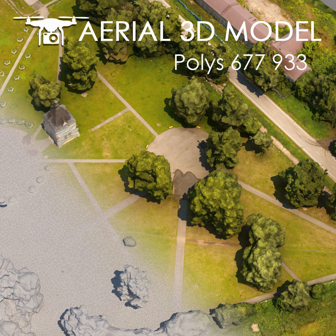 Aerial scan 3 3D model | CGTrader