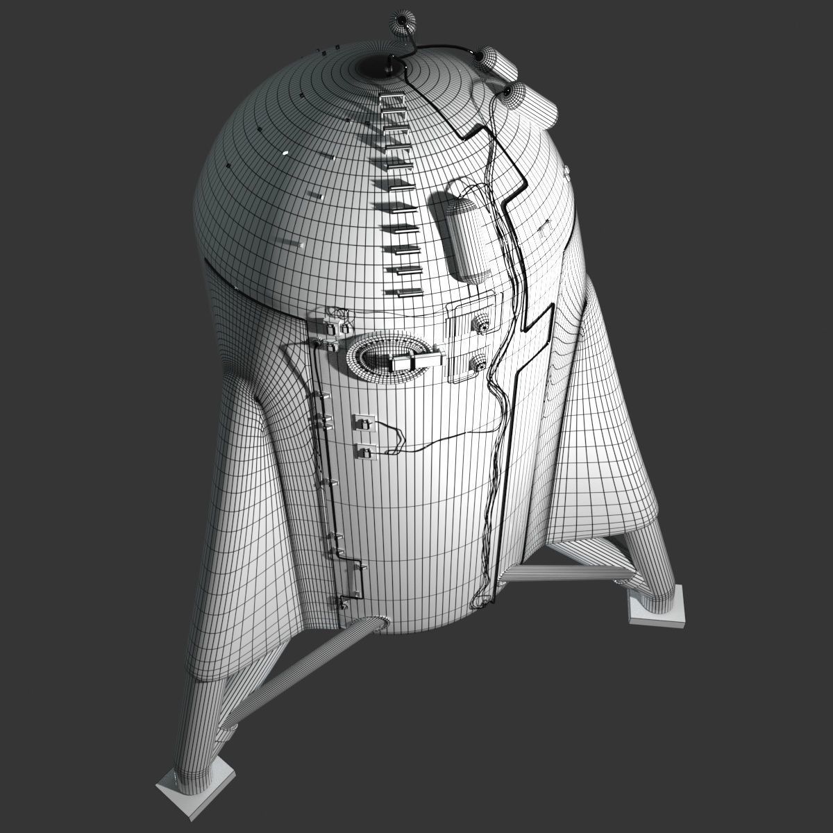 Spacex Starhopper 3D model | CGTrader