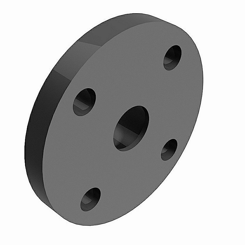 PVC Fixed Flanges - Socket End - free 3D model | CGTrader