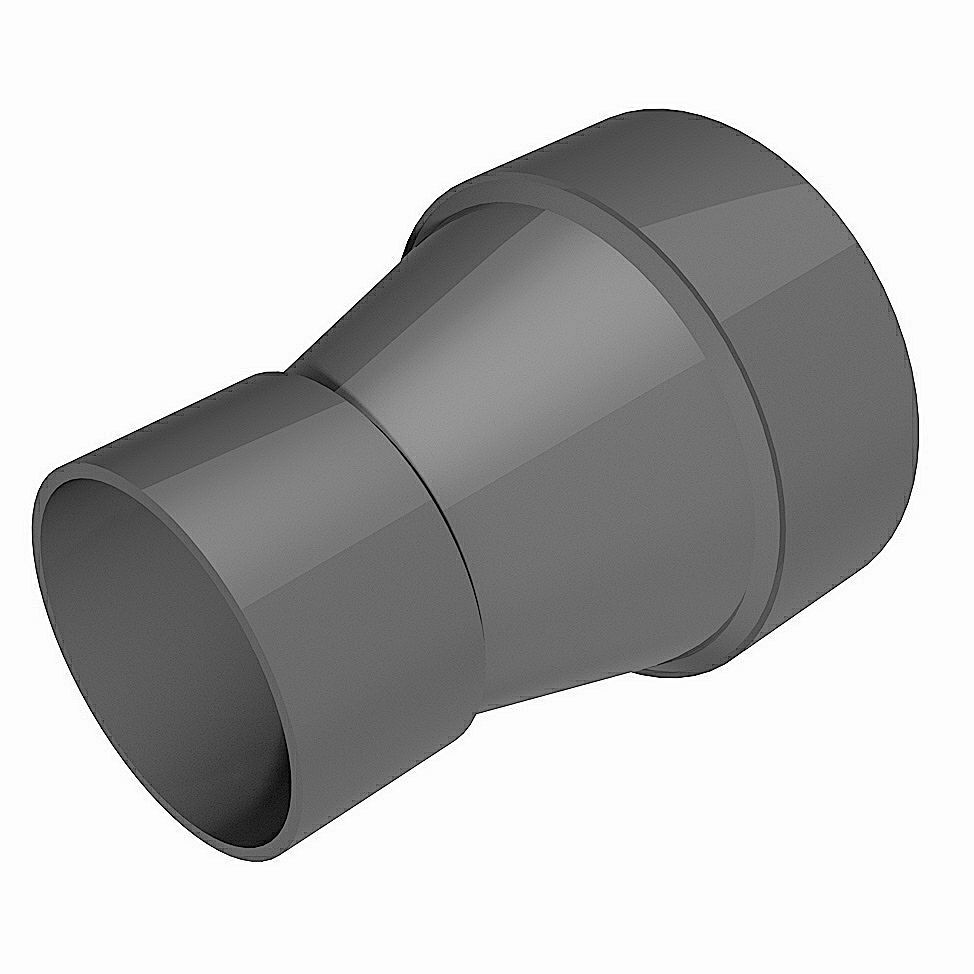 PVC Low Pressure Reducers - Socket Ends free 3D model | CGTrader
